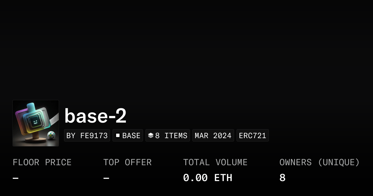 Base 2 Collection Opensea