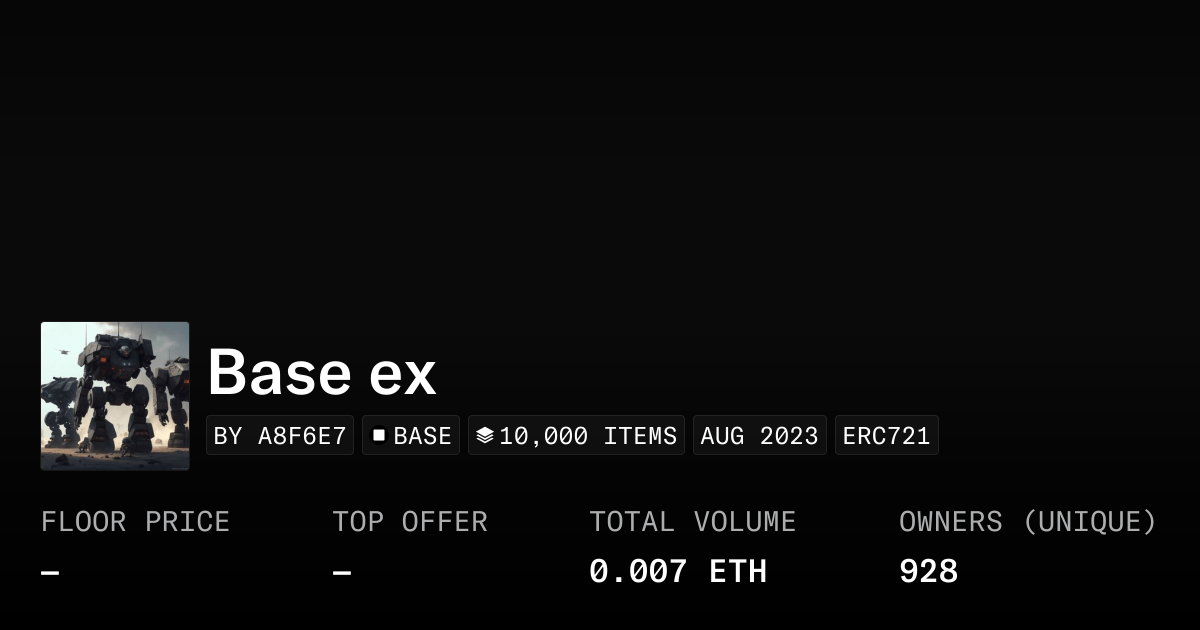 Base Ex Collection Opensea