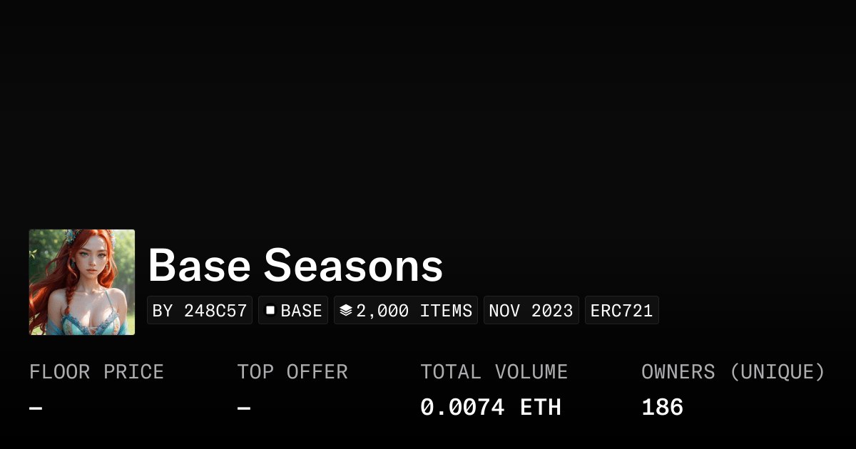 Base Seasons Collection Opensea