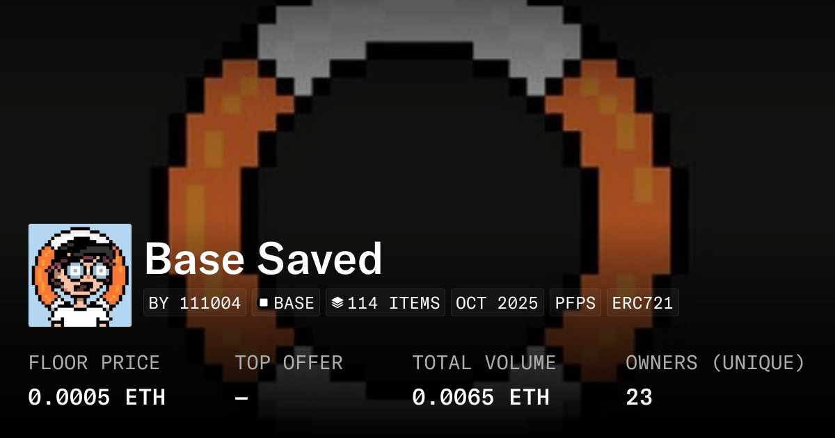 Base Saved Collection Opensea