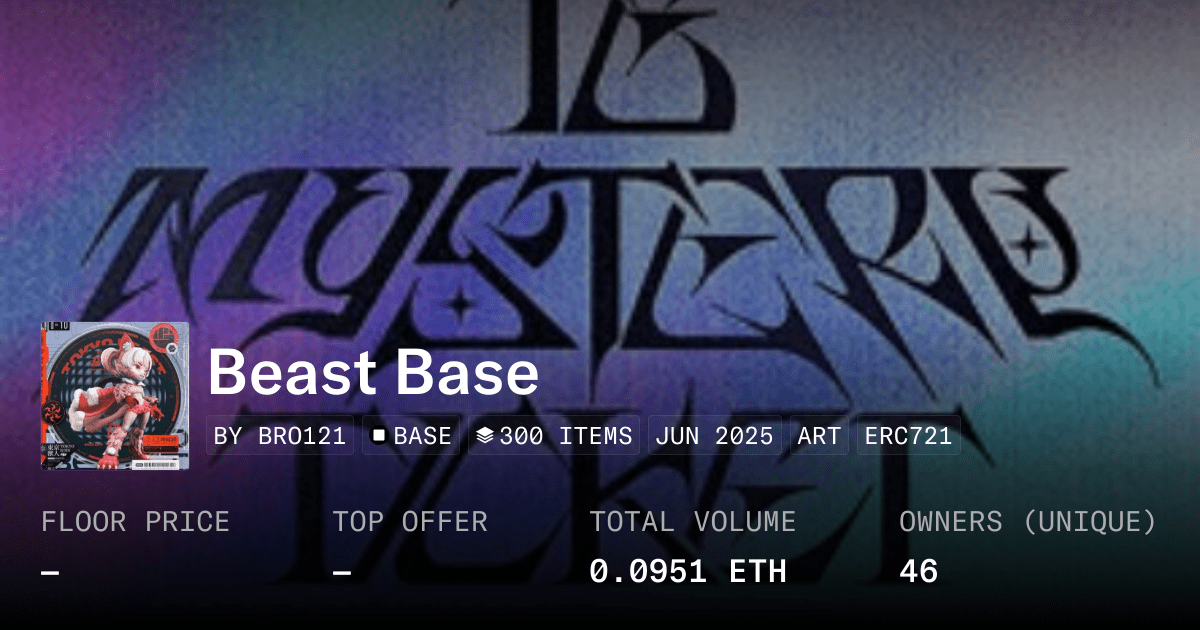 Beast Base Collection Opensea