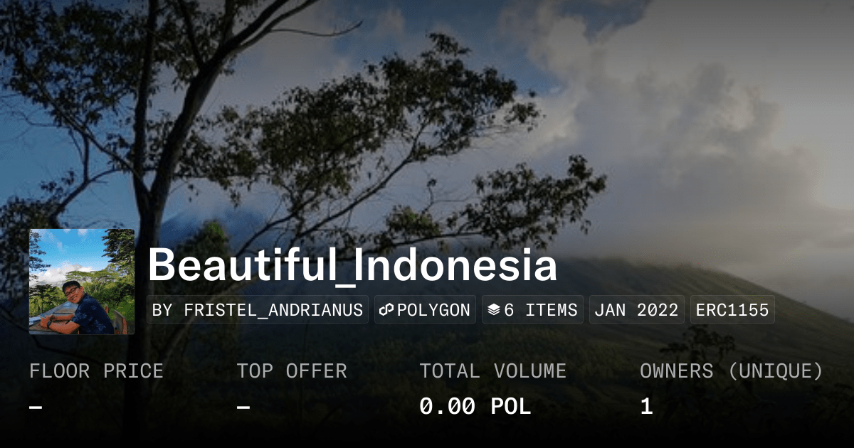 Beautiful Indonesia Collection Opensea