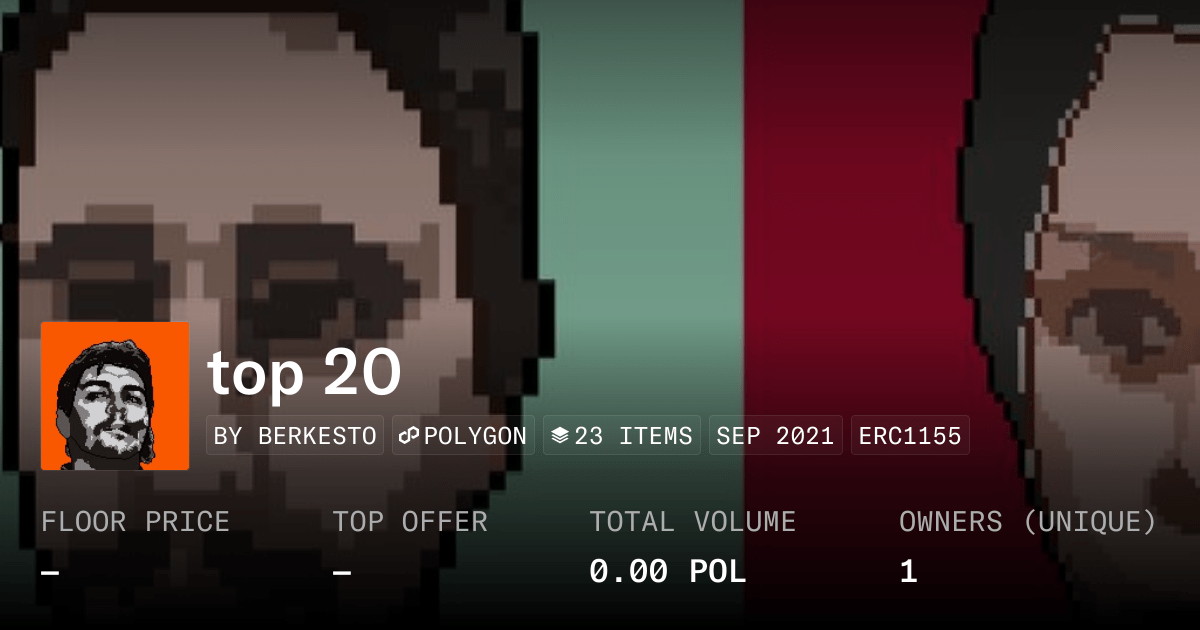 Top 20 Collection Opensea