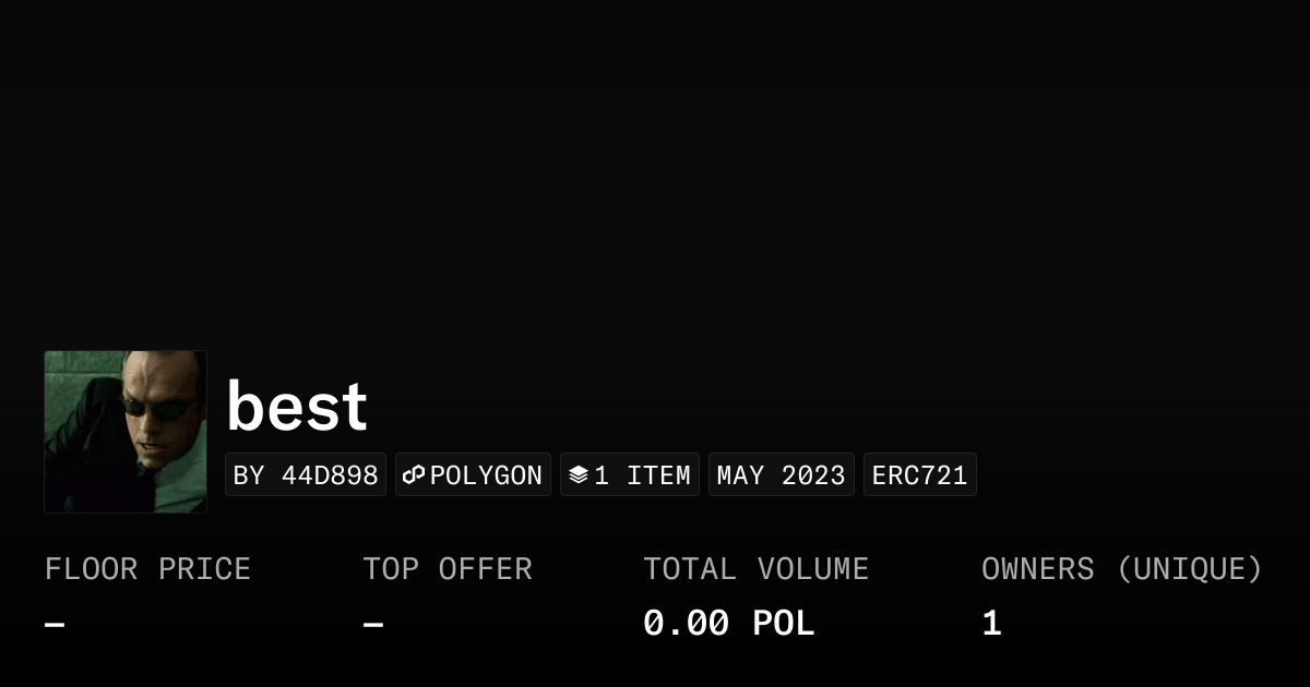 Best Collection Opensea