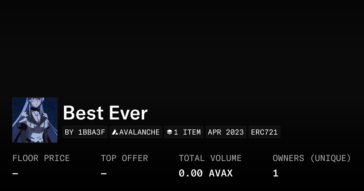 Best Ever Collection Opensea