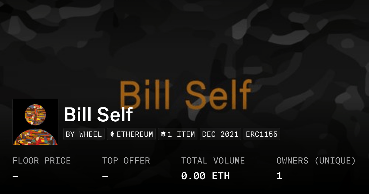 Bill Self Collection Opensea