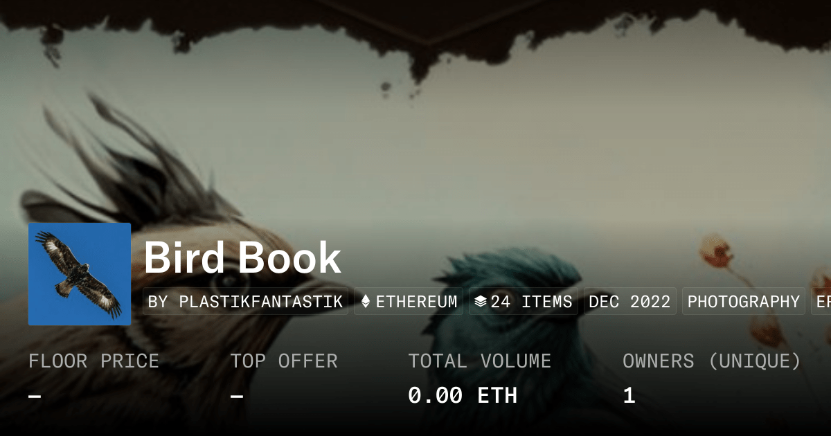 Bird Book Collection Opensea