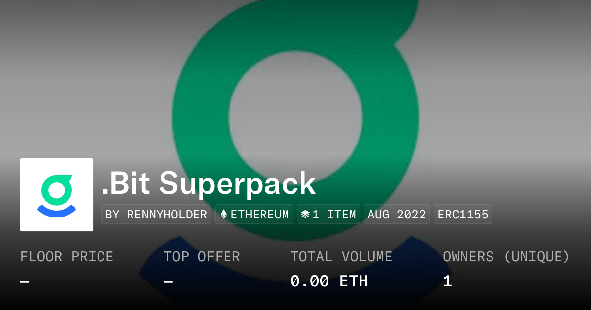 Bit Superpack Collection Opensea
