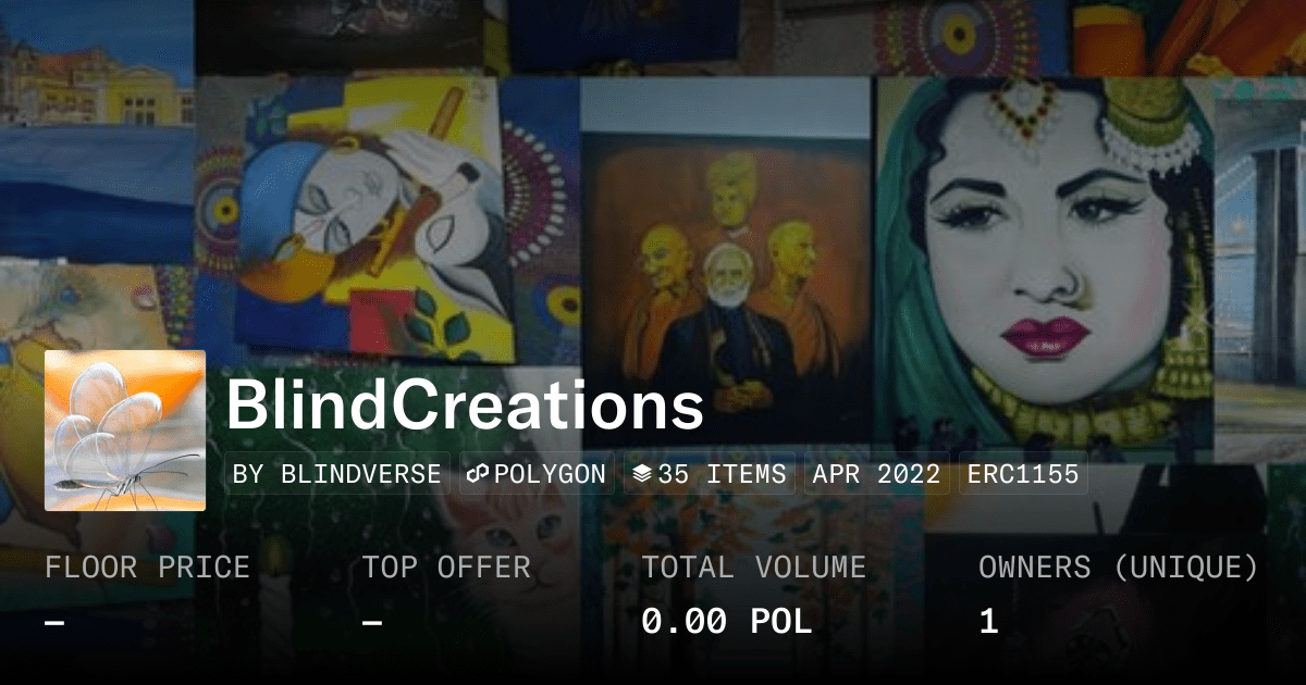 Blindcreations Collection Opensea