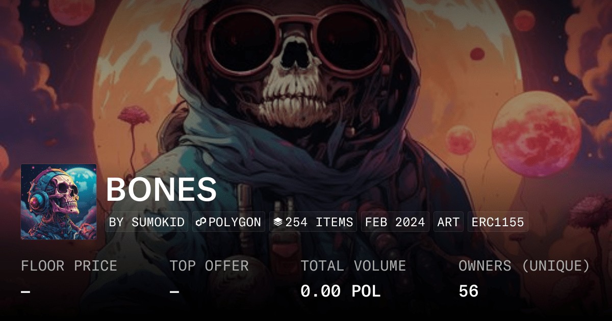 Bones Collection Opensea