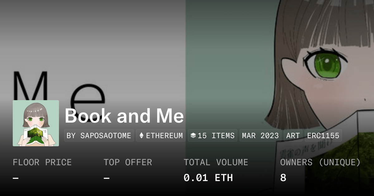Book And Me Collection Opensea