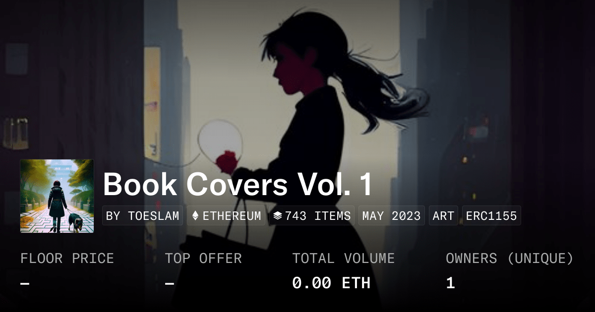 Book Covers Vol 1 Collection Opensea