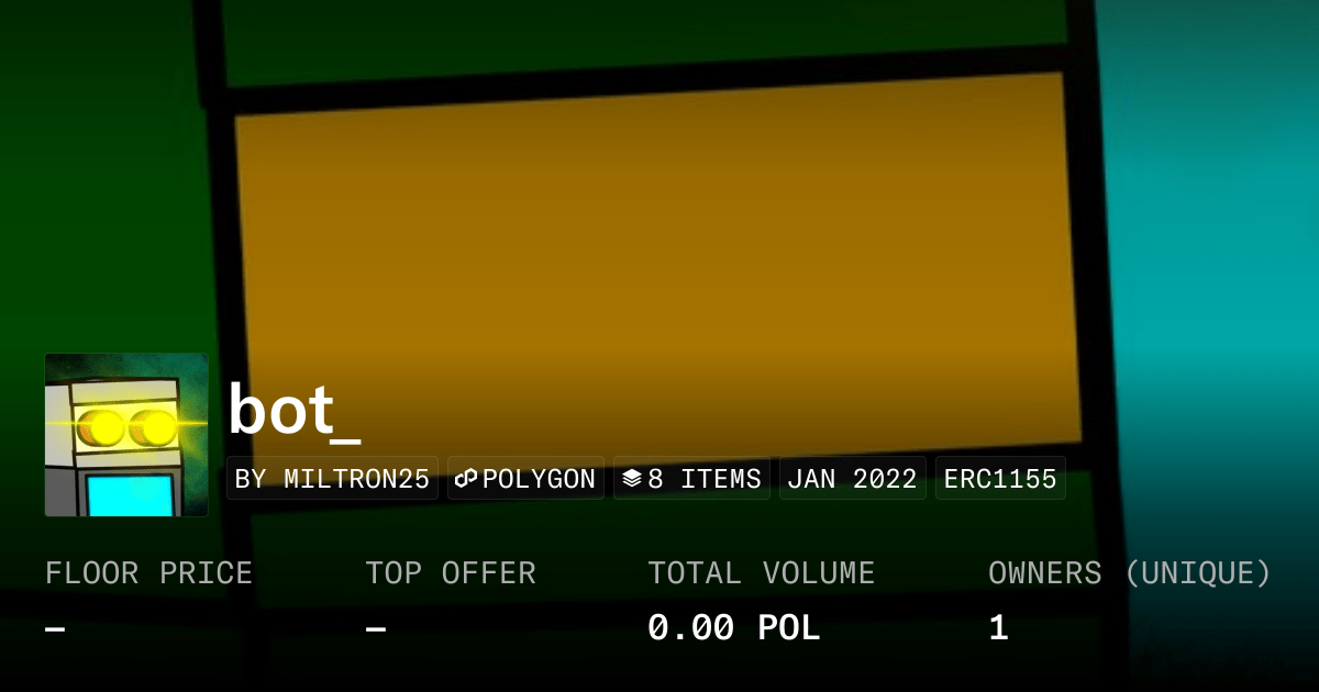 Bot Collection Opensea