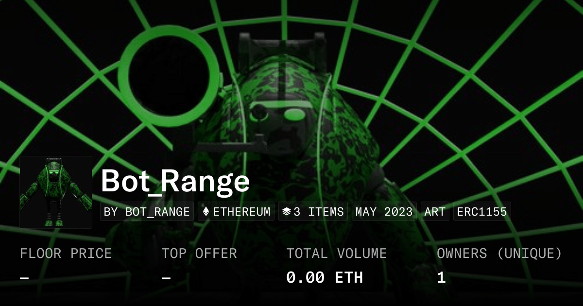 Bot Range Collection Opensea