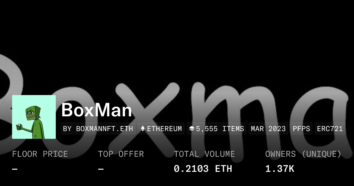 Boxman Collection Opensea