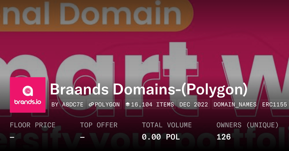 Braands Domains Polygon Collection Opensea