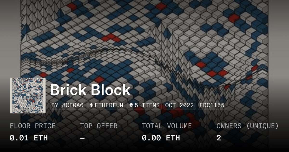 Brick Block Collection Opensea