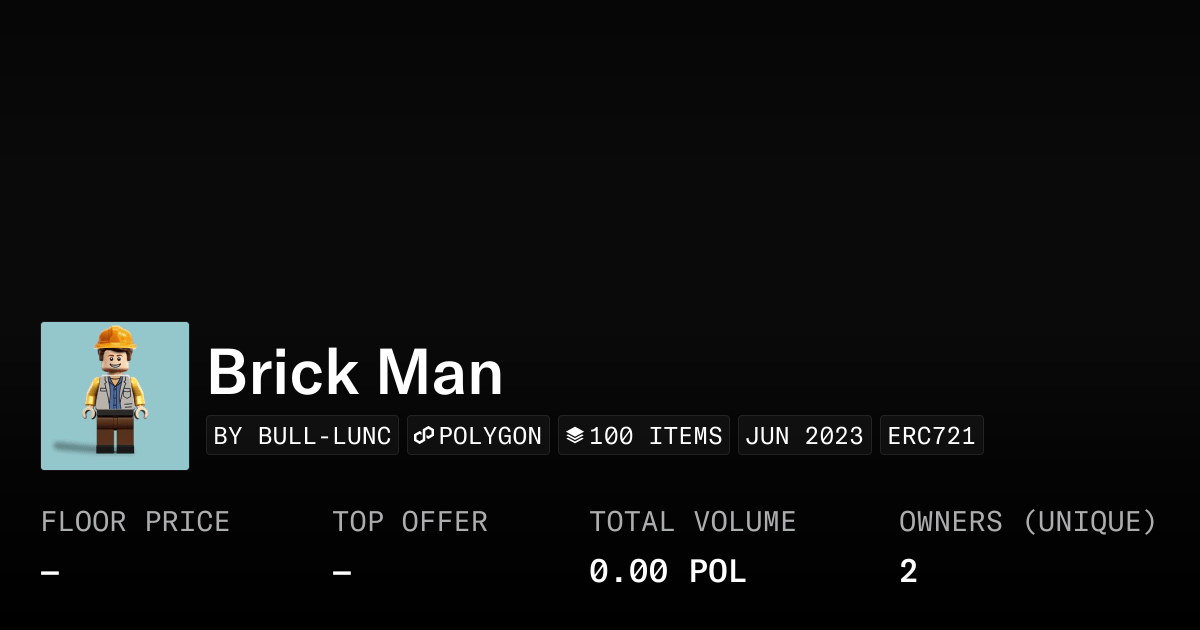 Brick Man Collection Opensea