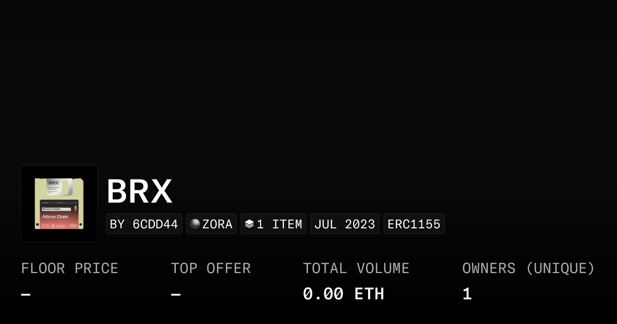 Brx Collection Opensea