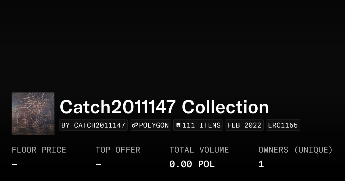 Catch2011147 Collection Collection Opensea