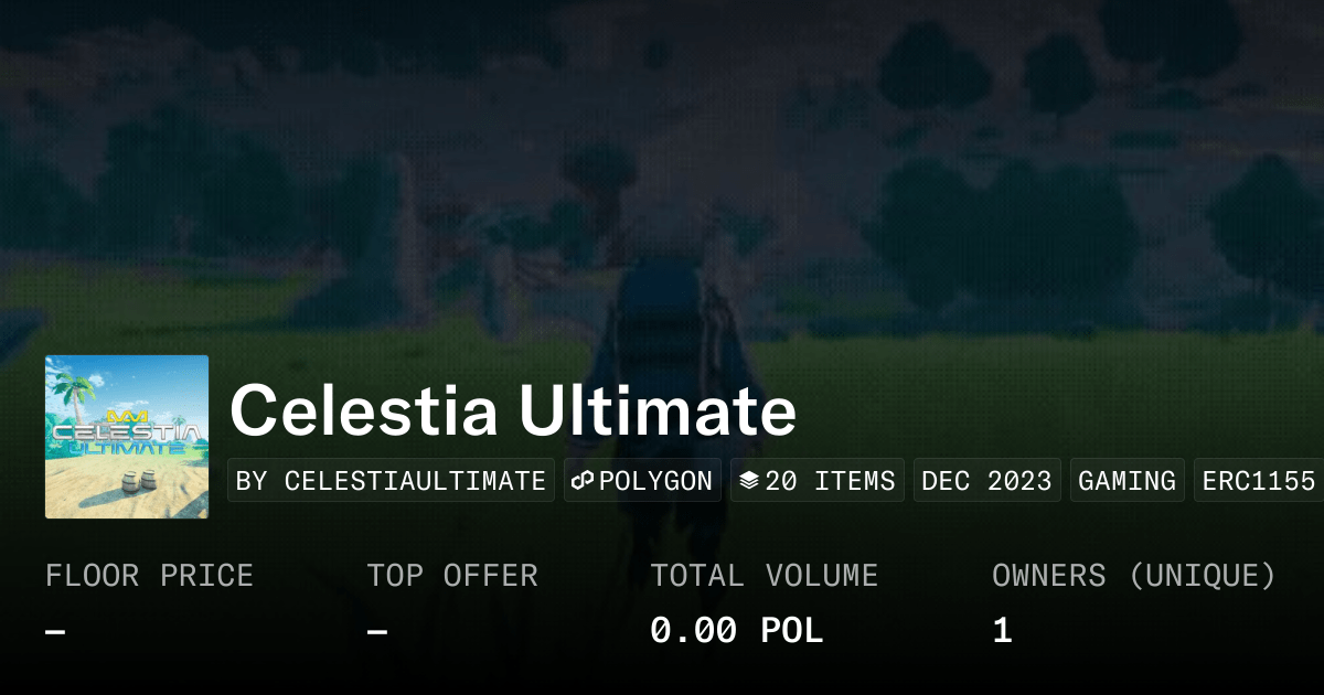 Celestia Ultimate Collection Opensea