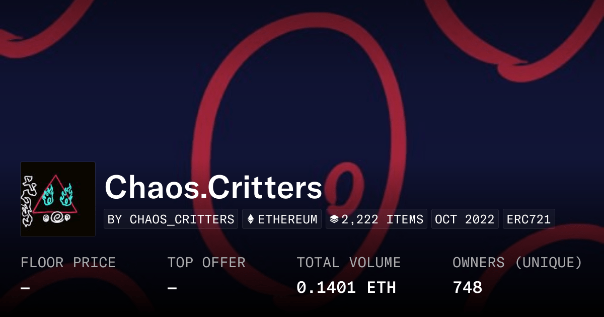Chaos Critters Collection Opensea