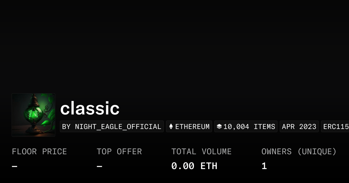 Classic Collection Opensea