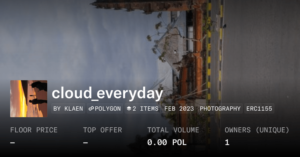 Cloud Everyday Collection Opensea