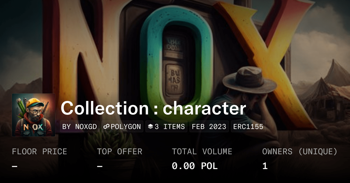 Collection Character Collection Opensea