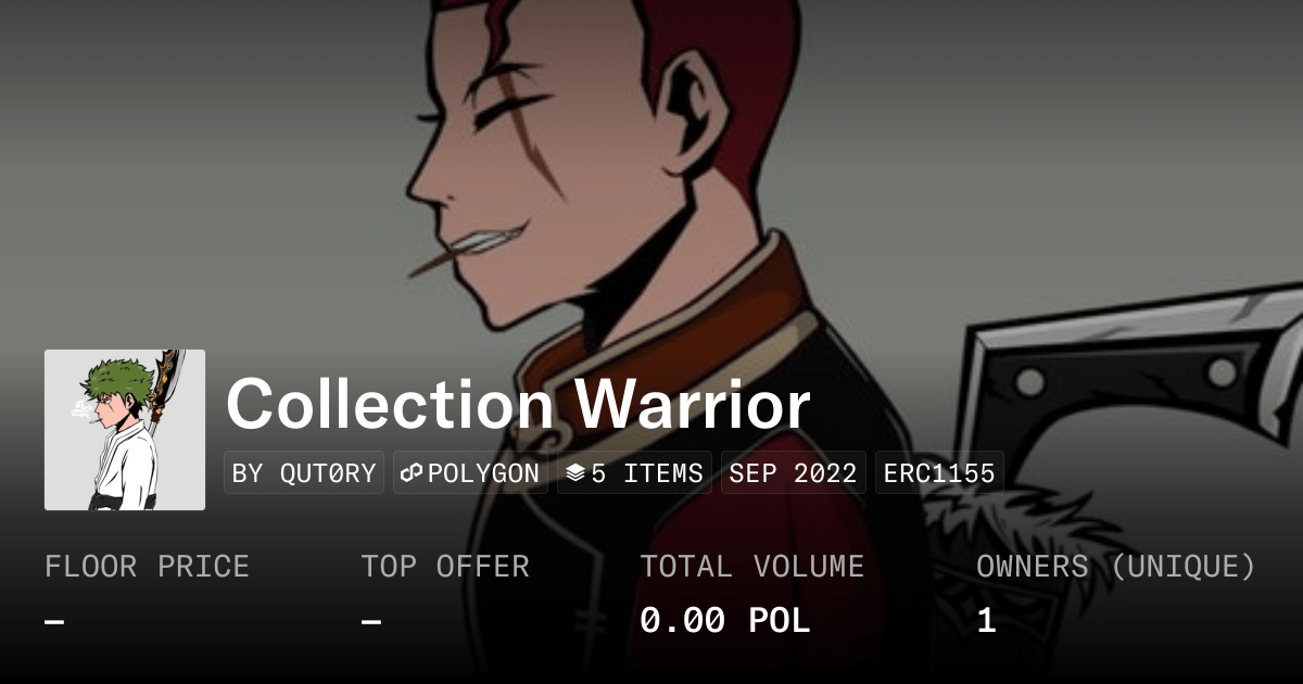 Collection Warrior Collection Opensea