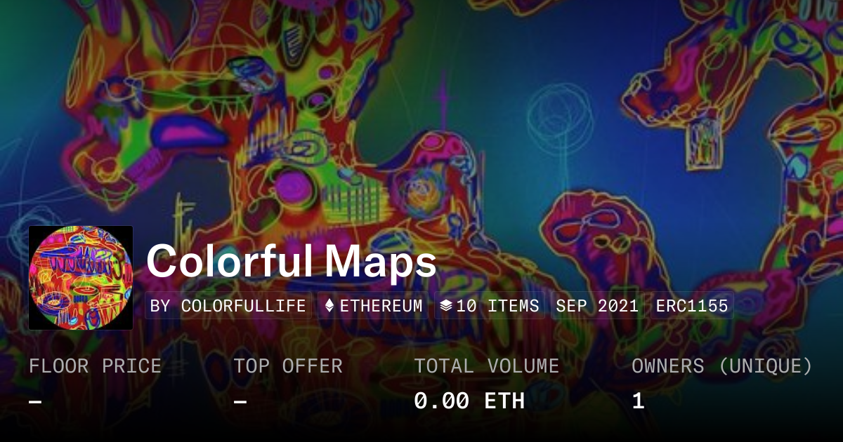 Colorful Maps Collection Opensea