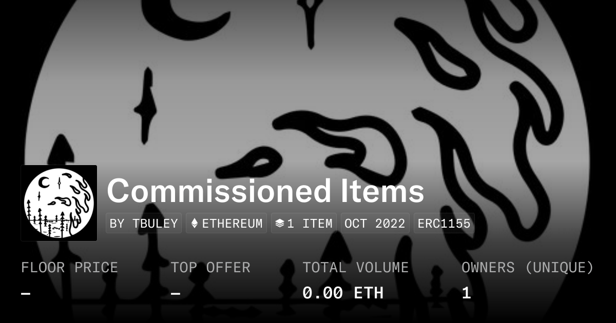 Commissioned Items Collection Opensea