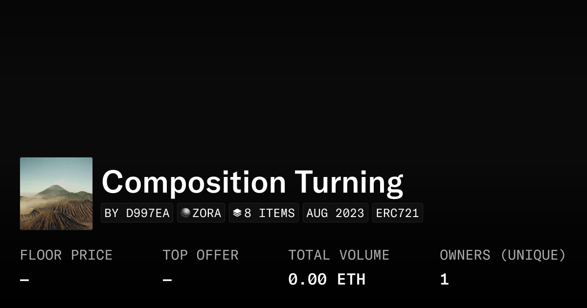 Composition Turning Collection Opensea