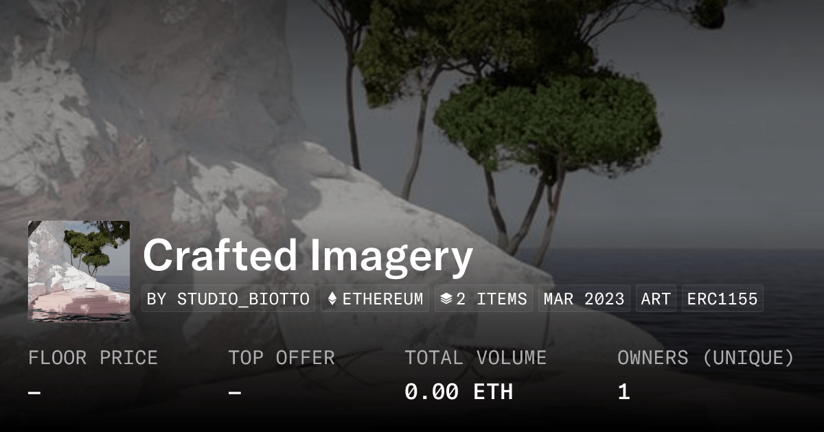 Crafted Imagery Collection Opensea