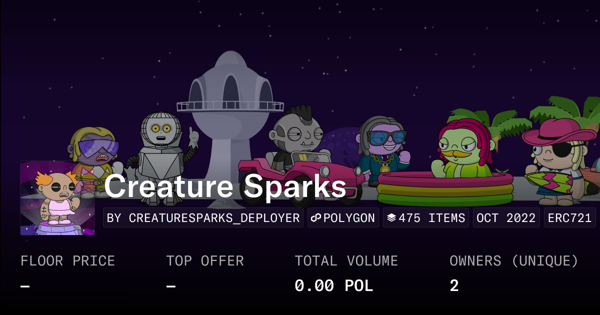 Creature Sparks Collection Opensea
