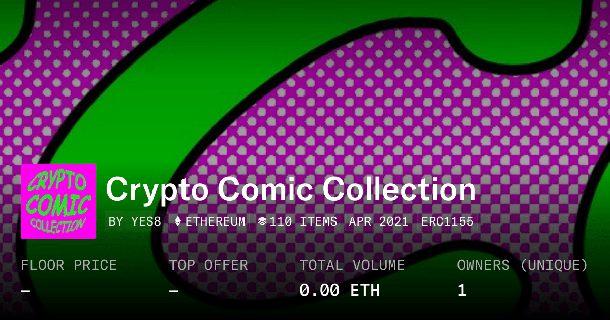 Crypto Comic Collection Collection Opensea