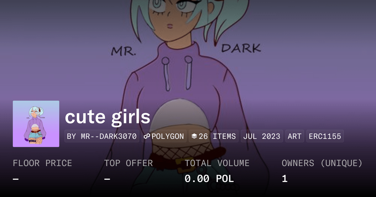 Cute Girls Collection Opensea