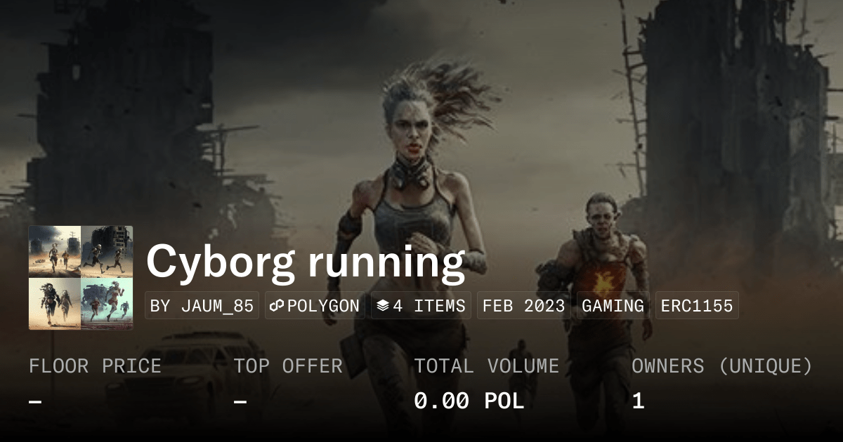 Cyborg Running Collection Opensea