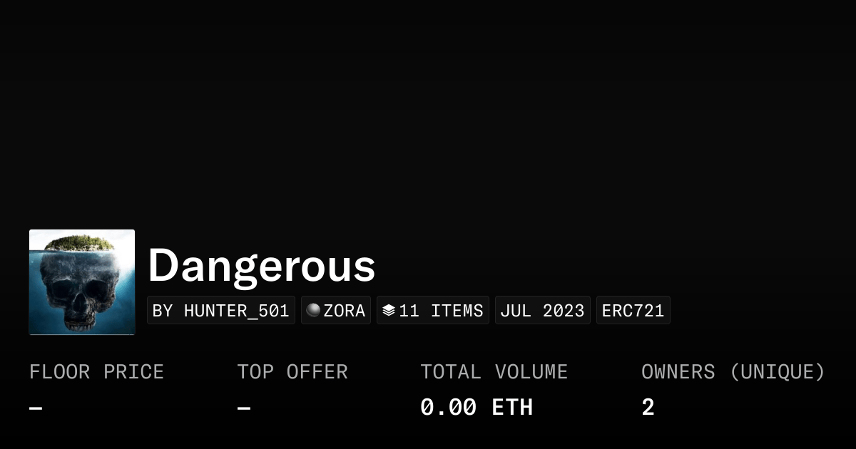 Dangerous Collection Opensea