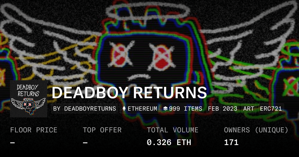 Deadboy Returns Collection Opensea