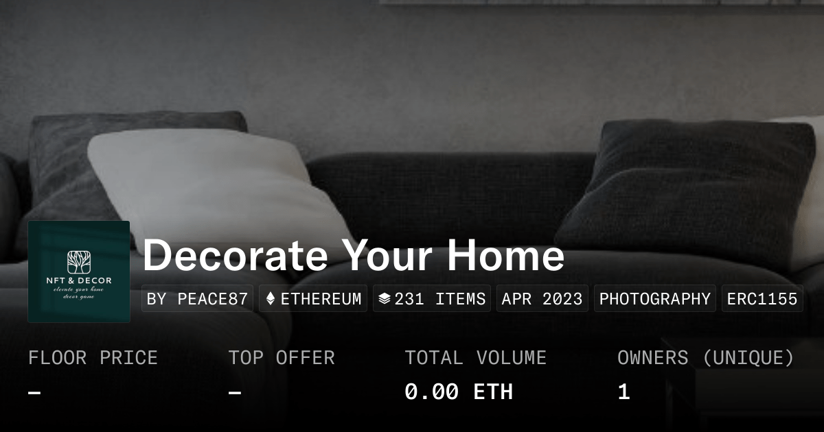 Decorate Your Home Collection Opensea