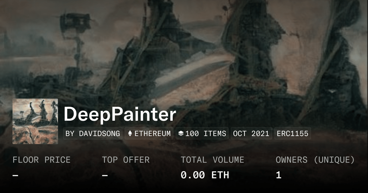 Deeppainter Collection Opensea