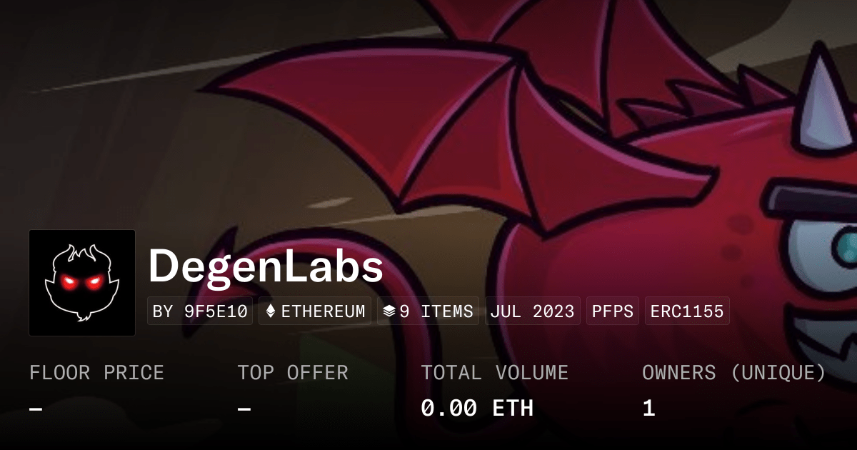 Degenlabs Collection Opensea