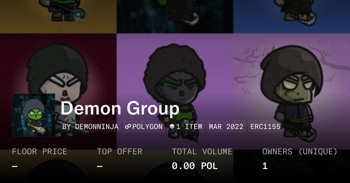 Demon Group Collection Opensea