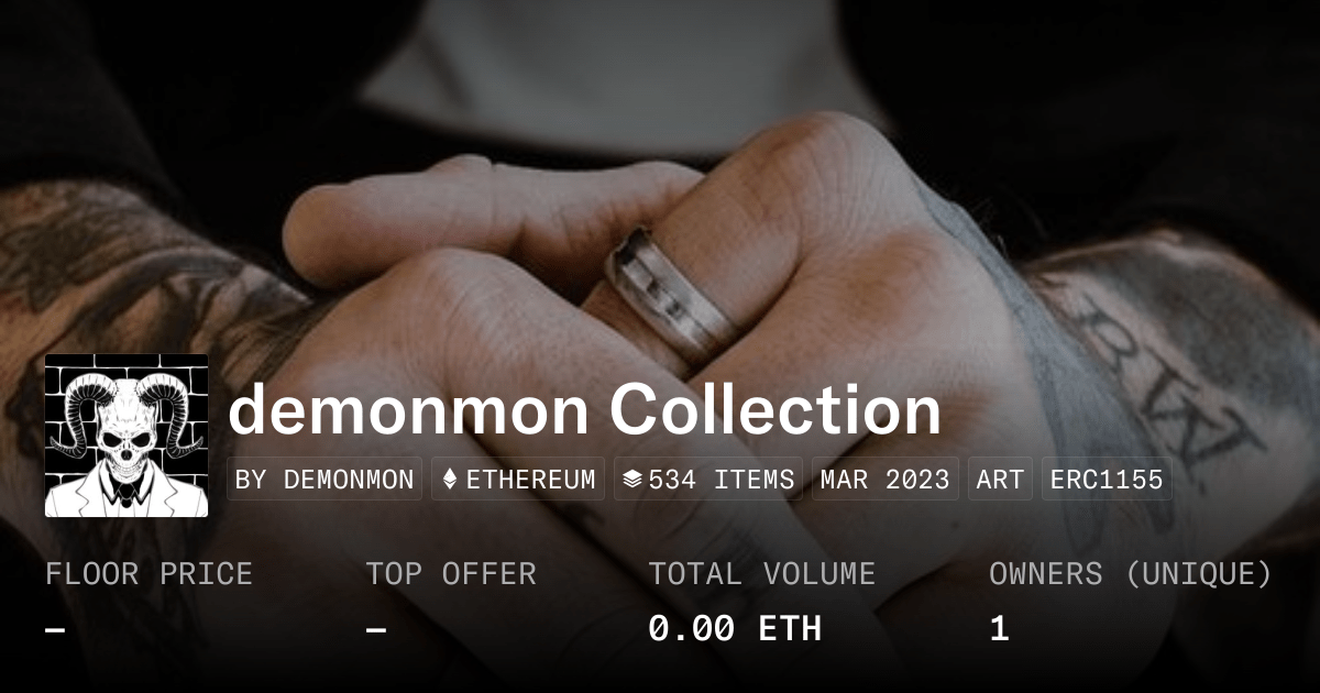 Demonmon Collection Collection Opensea