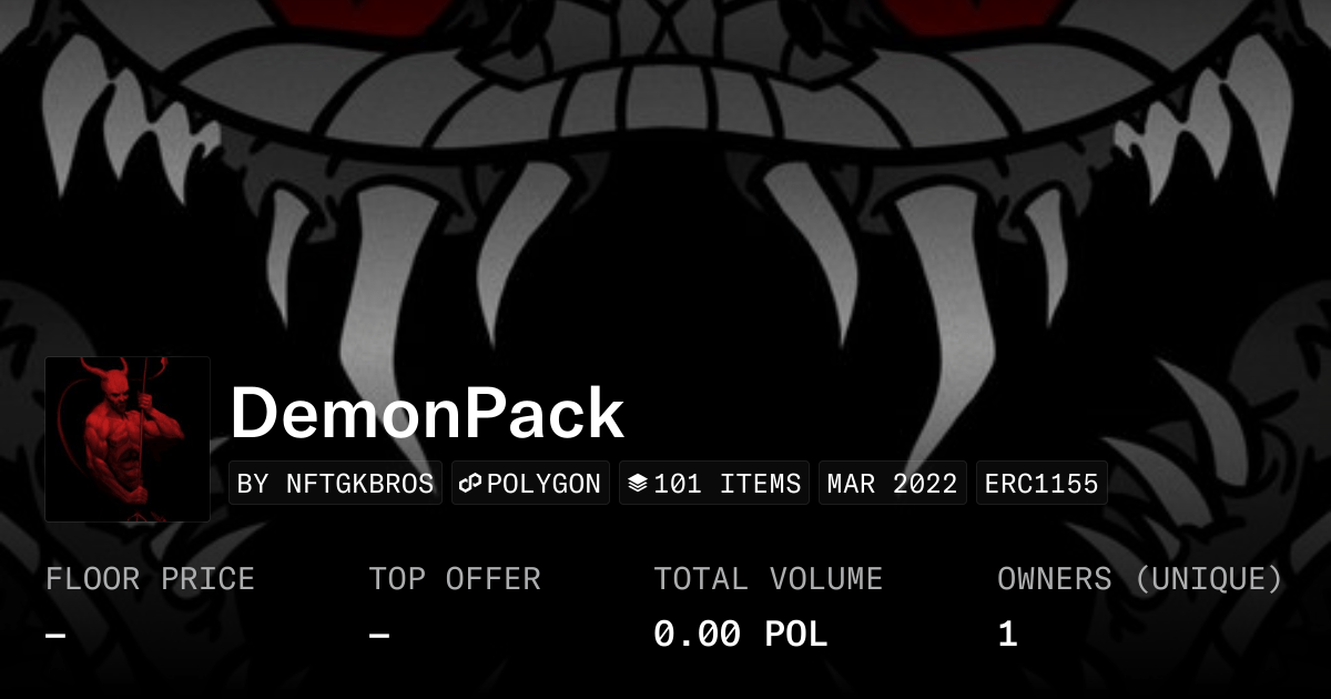 Demonpack Collection Opensea