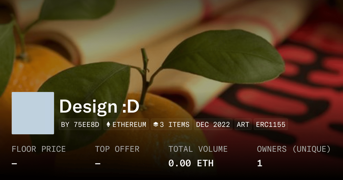 Design D Collection Opensea