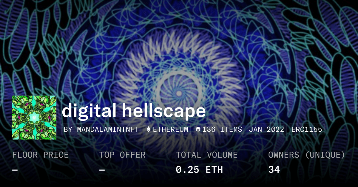 Digital Hellscape Collection Opensea