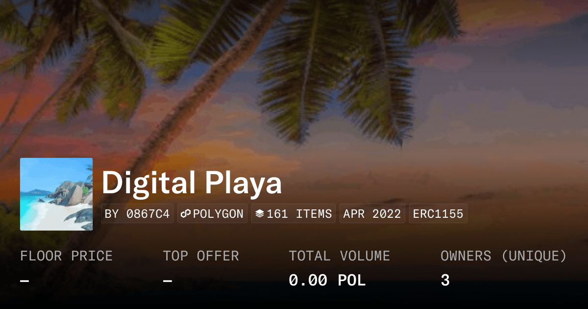 Digital Playa Collection Opensea