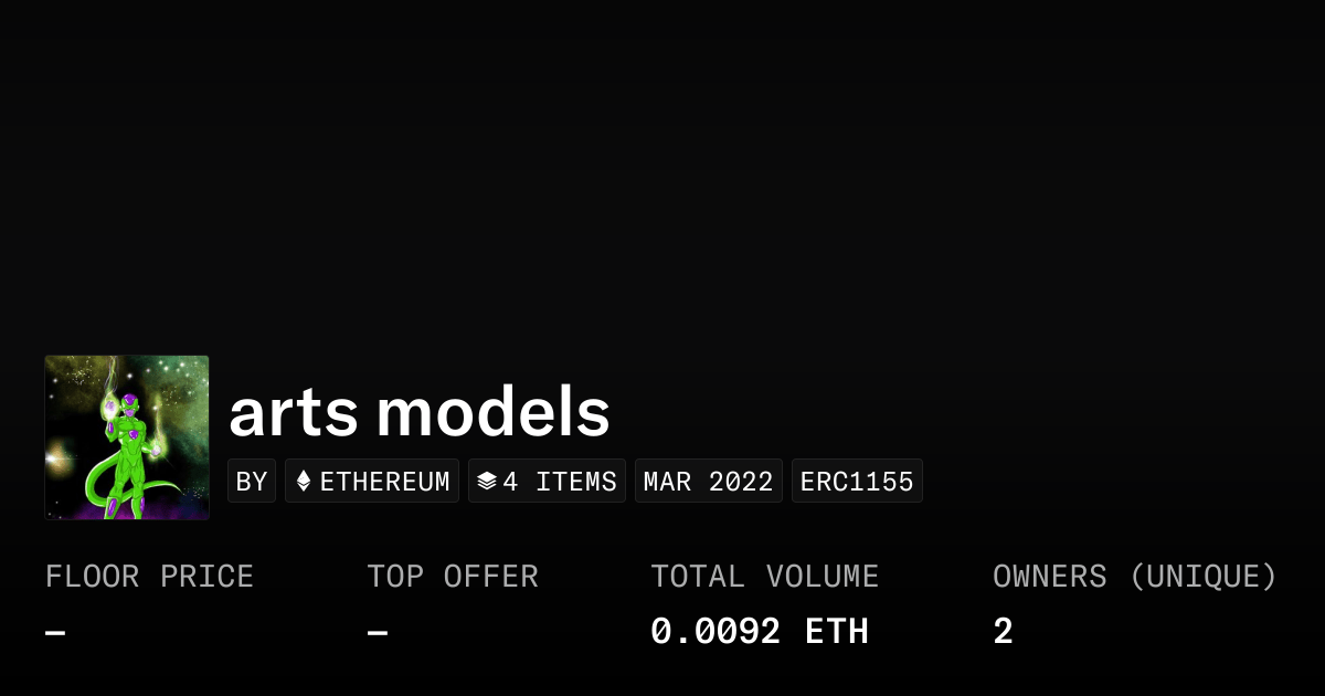 Arts Models Collection Opensea